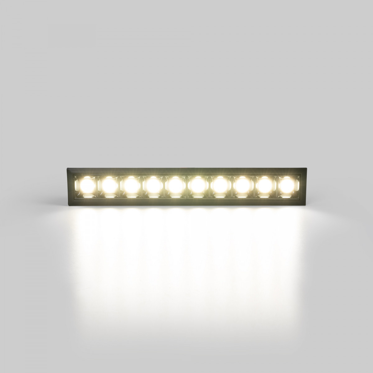 Recessed linear LED downlight - 20W - CRI90 - OSRAM - Black