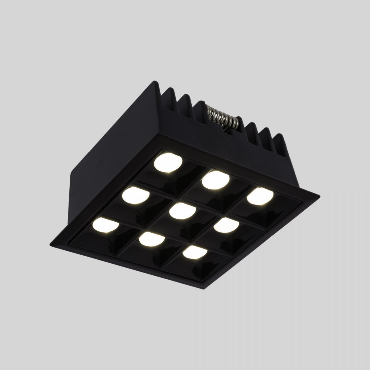 Recessed square LED downlight - 18W - CRI90 - OSRAM - Black