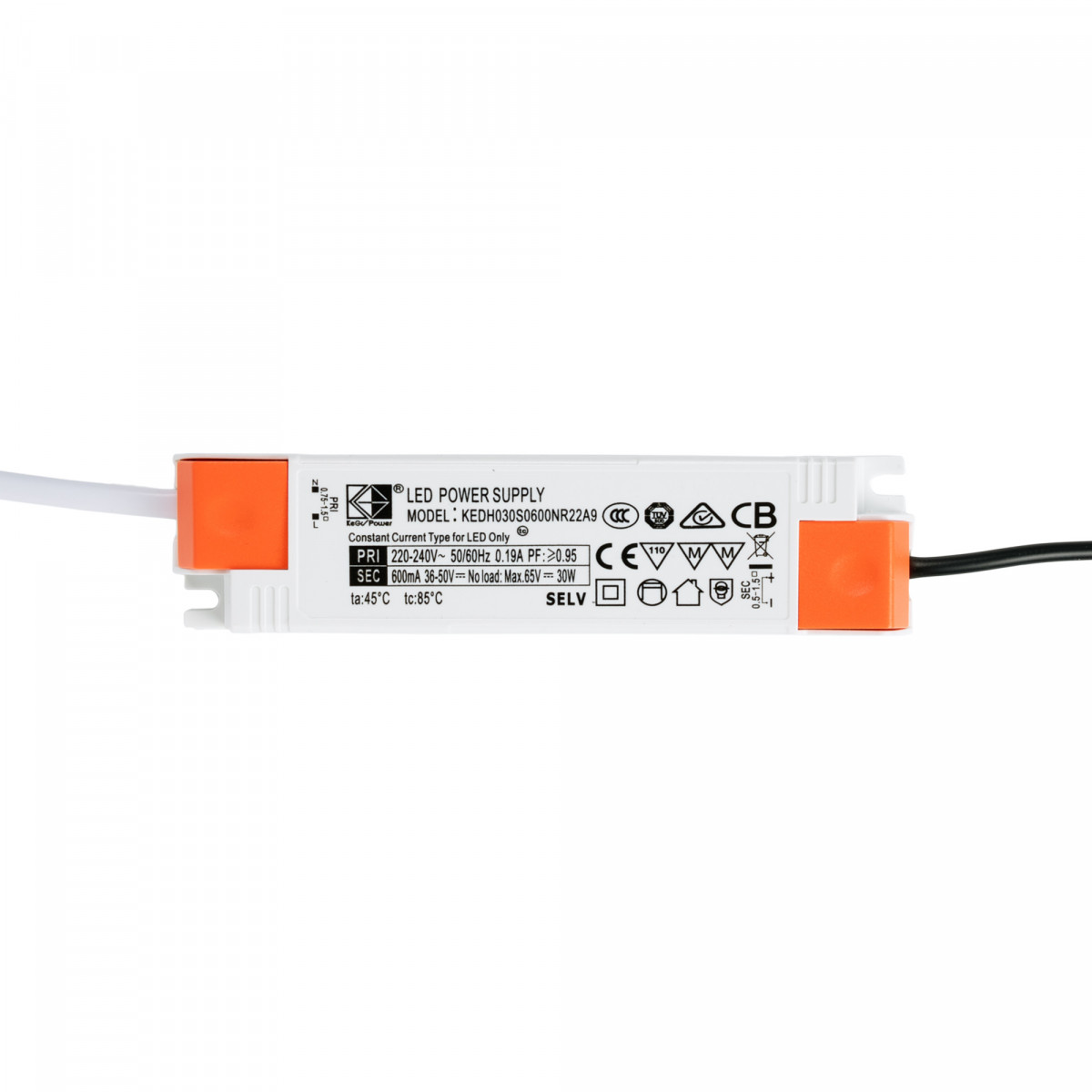 Recessed linear LED downlight -30W -OSRAM Chip -4000K -Black