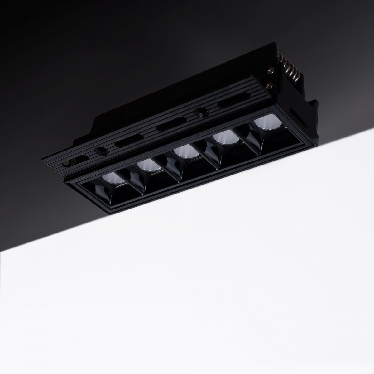 Recessed/Trimless LED spotlight for plasterboard -12W -Black