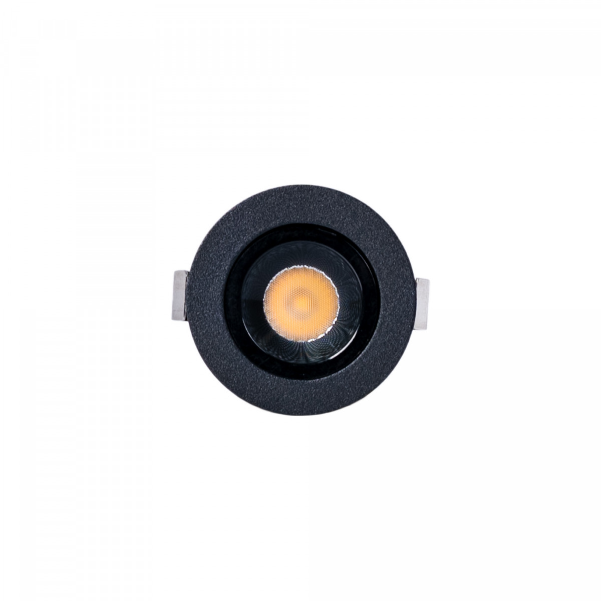 Recessed round LED downlight - 2W - Osram Chip -UGR18 -Black