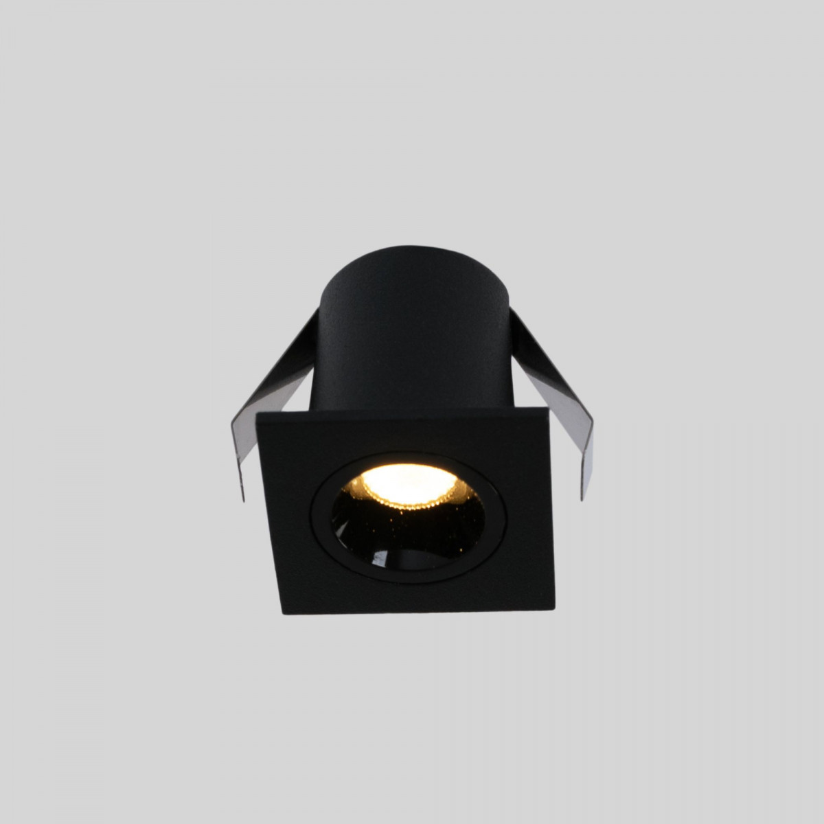 Recessed square LED downlight - 2W -Osram Chip -UGR18 -Black