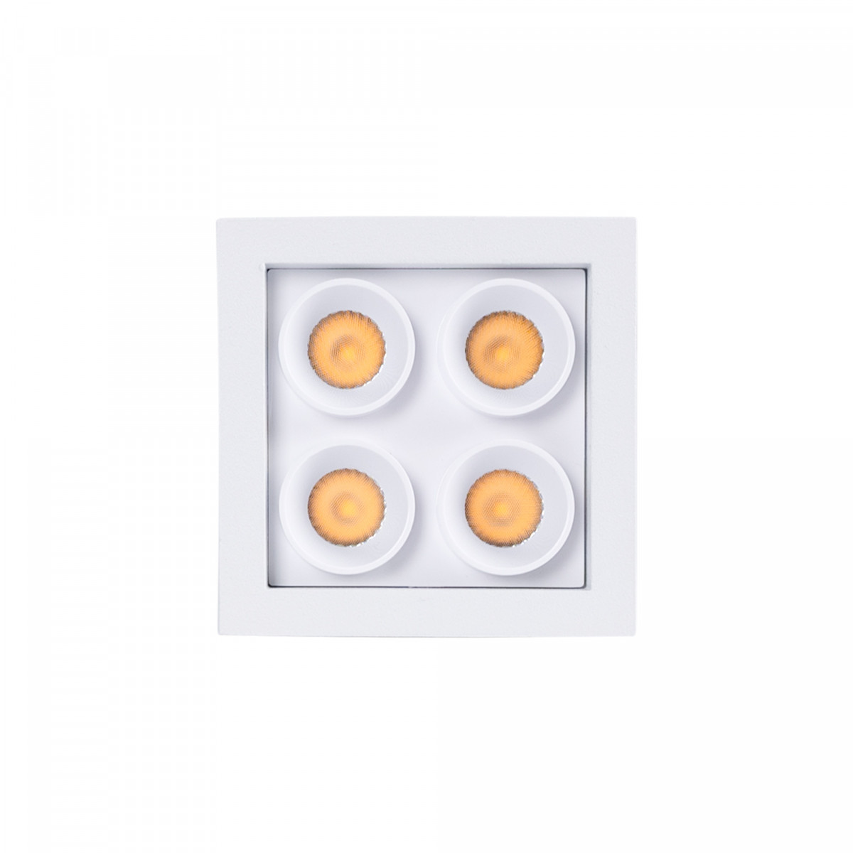 Recessed square LED downlight - 8W -Osram Chip -UGR18 -White