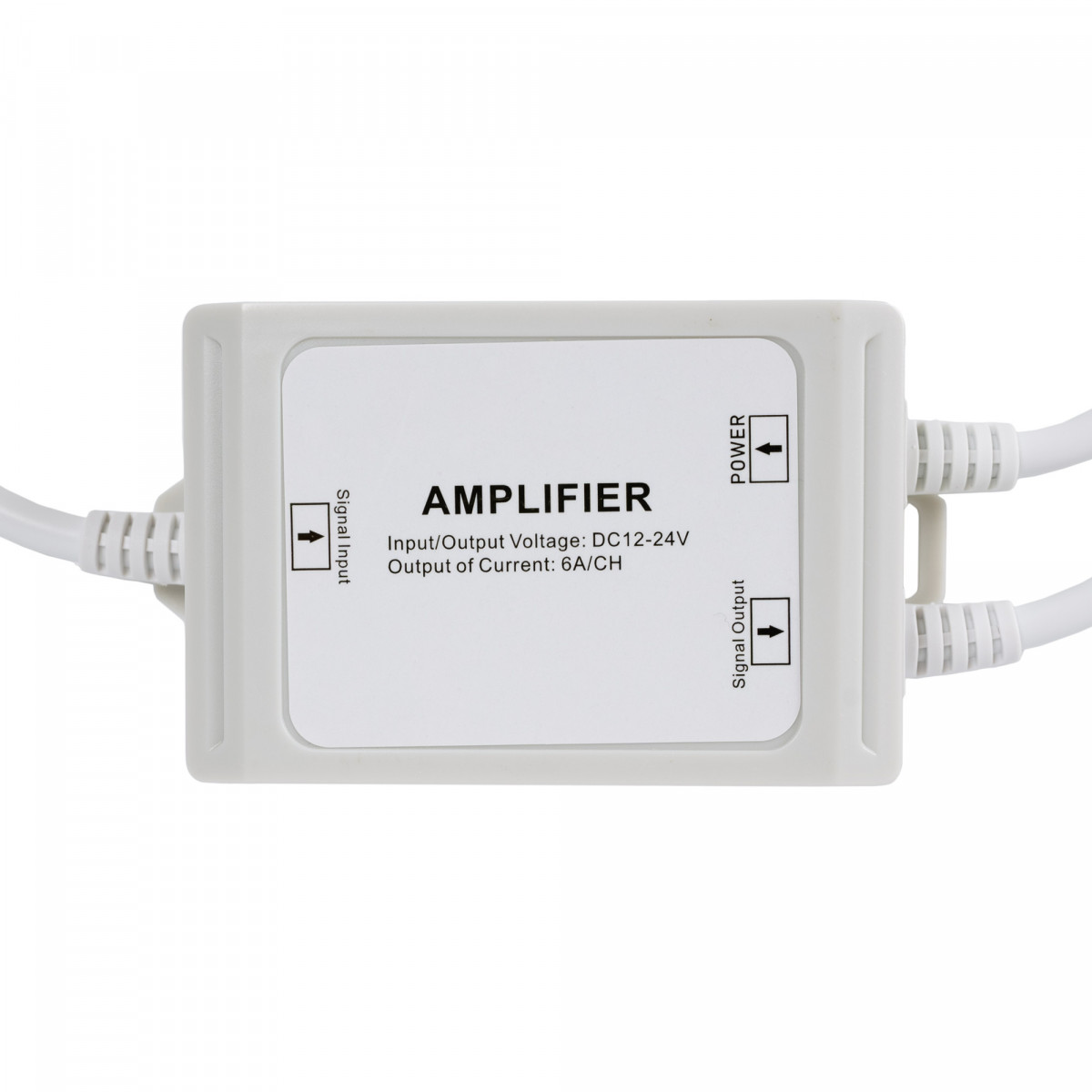 RGBW Amplifier/repeater - Tri-proof 12-24V DC - 6A/channel