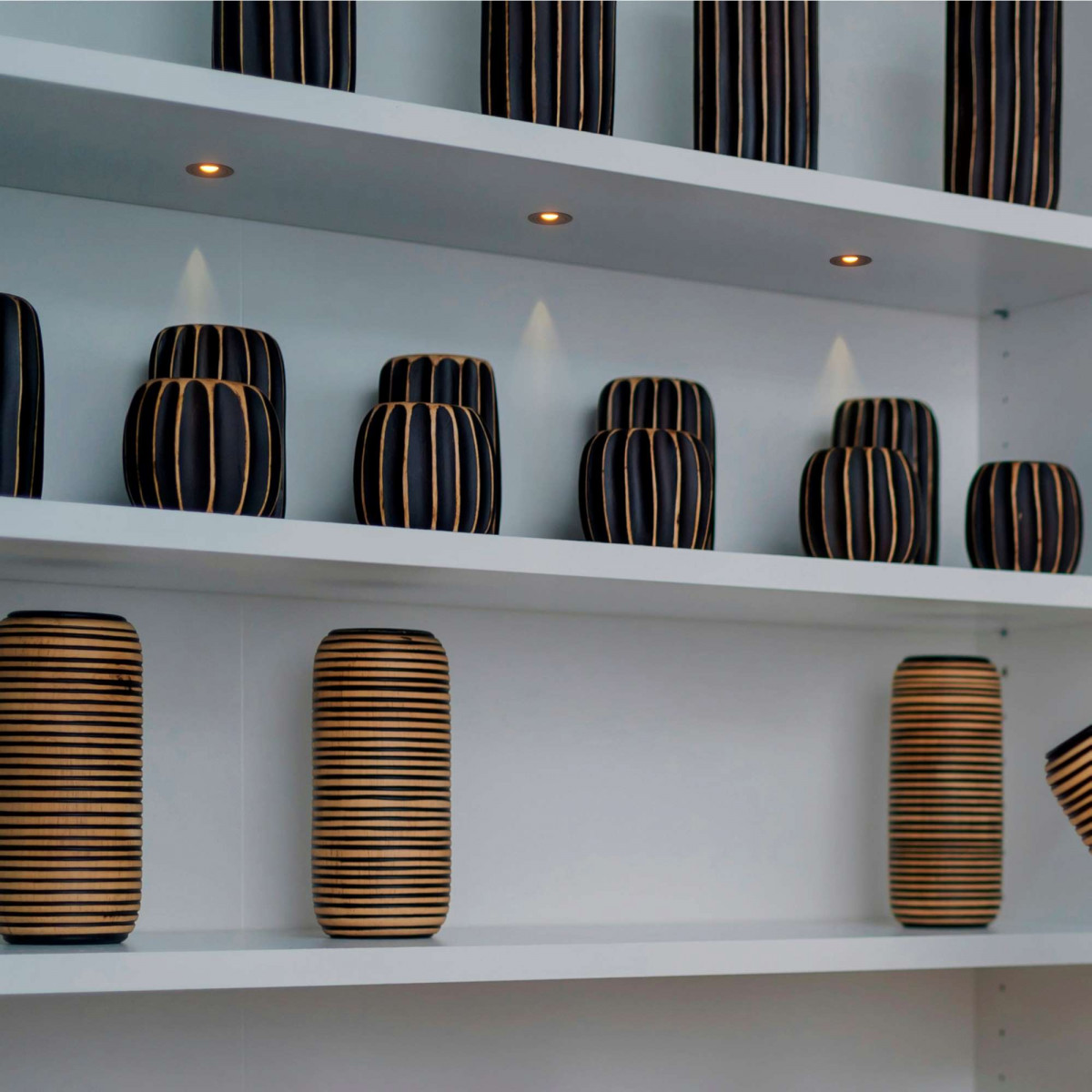 Recessed round LED downlight - 2W - Osram Chip -UGR18 -Black