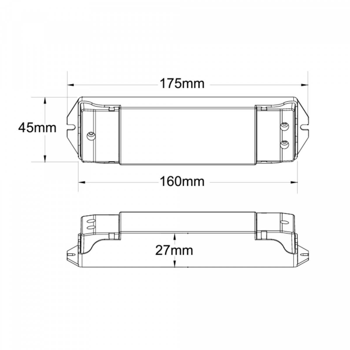 CCT Controller 12-48V DC - 16A (8A/channel) - PUSH -Skydance