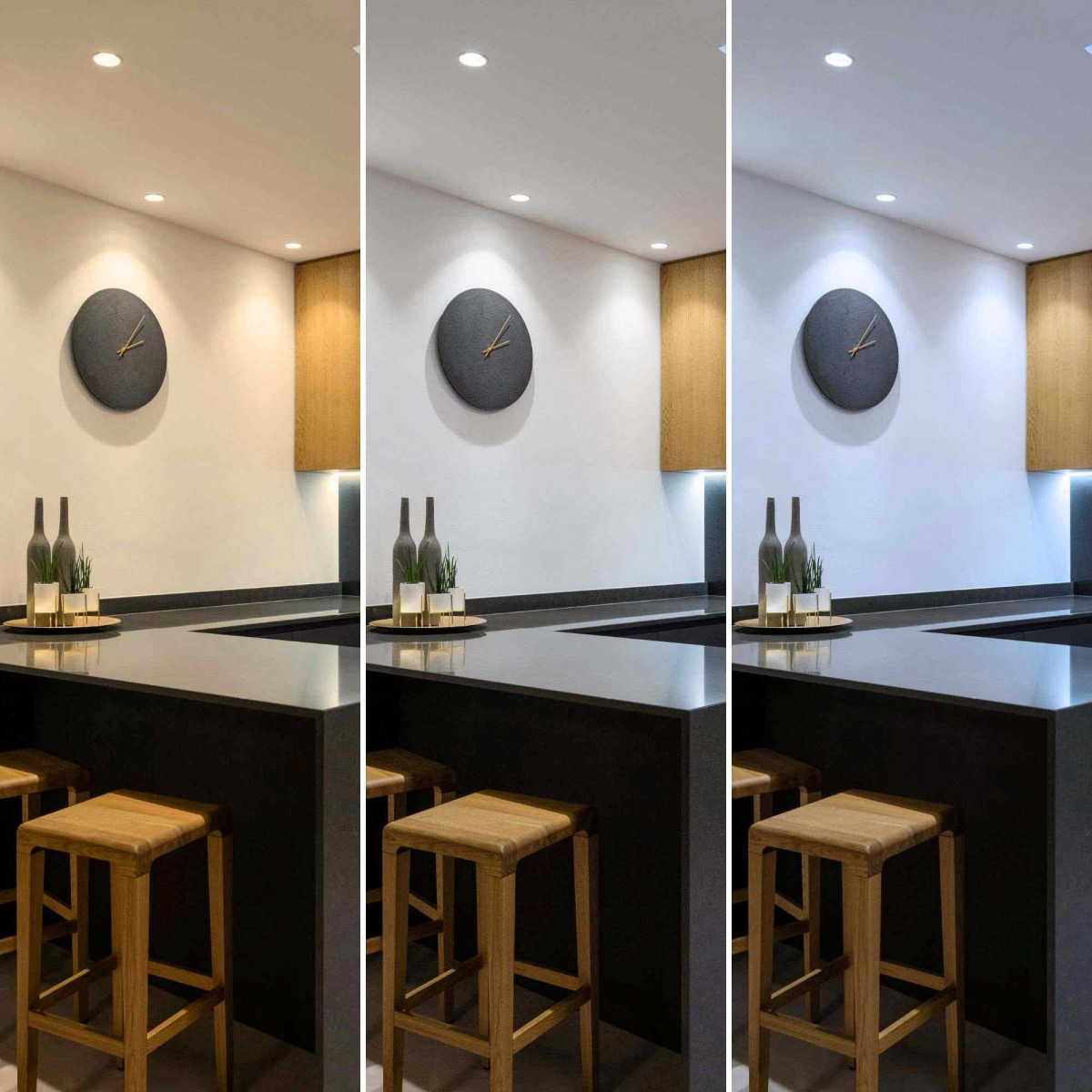 Ultra slim LED Downlight 6W - CCT - Cut Ø 110mm - 3 colors