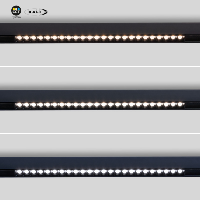 Magnetic linear track light 48V - CCT - 20W - DALI-2 - UGR18