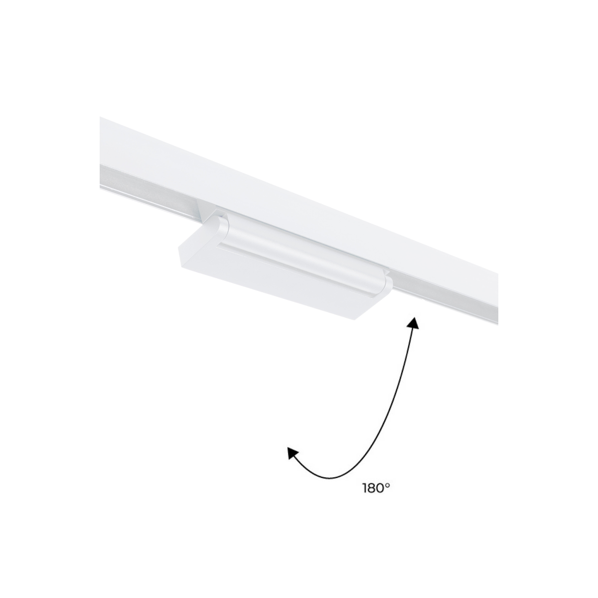 Linear spotlight for magnetic track 48V- 12W - 2800K - White