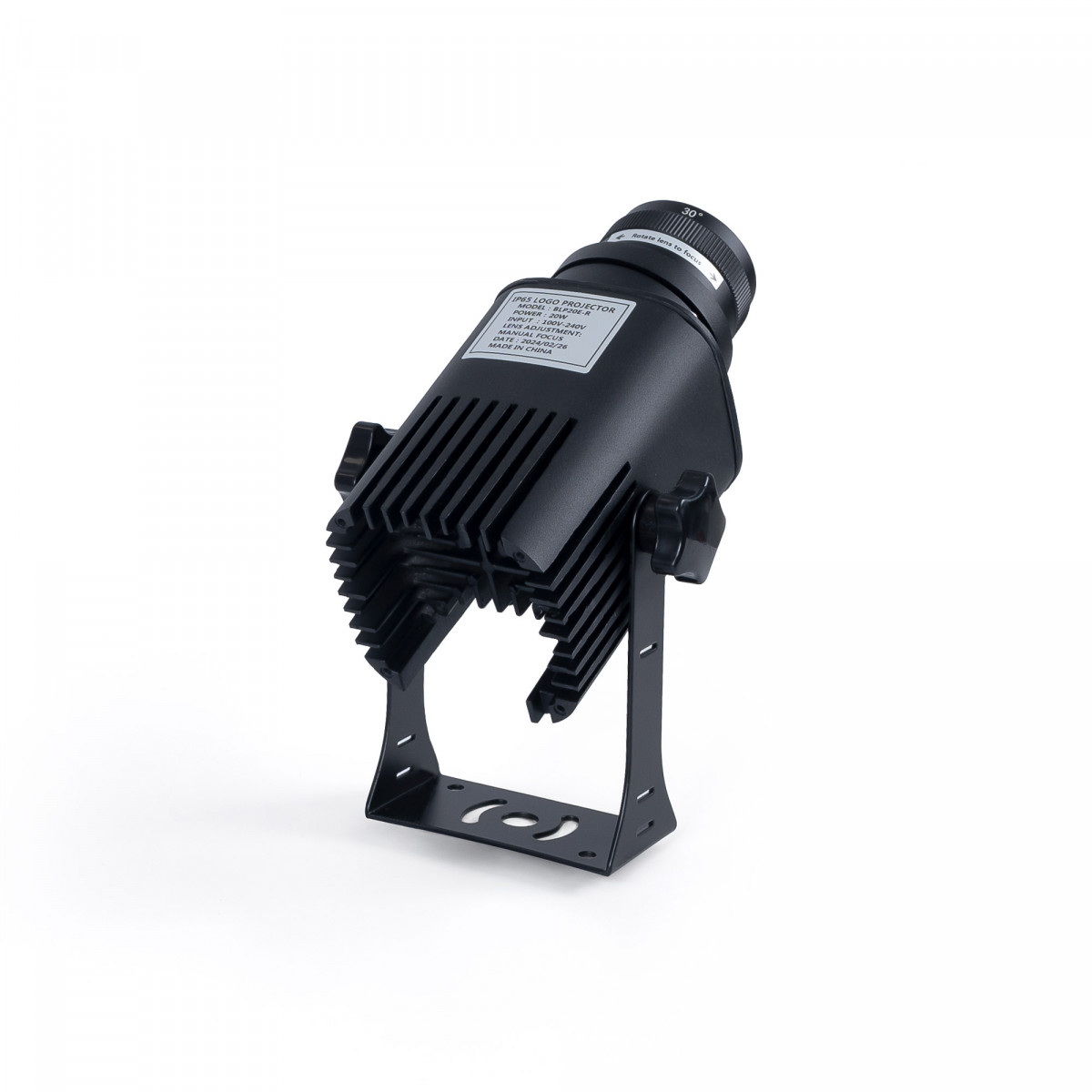 LED GOBO projector - 20W - 30° optics - Outdoor - Adjustable