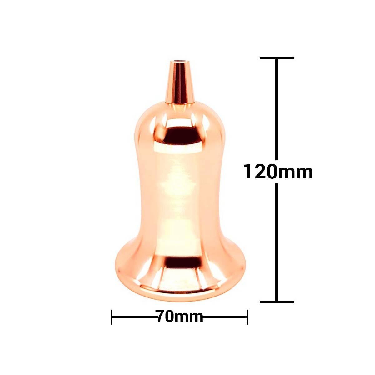 Buy E27 Bell Socket in Pink Bronze
