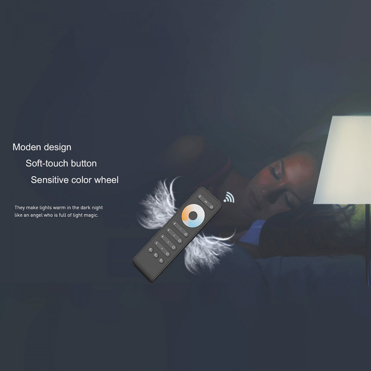 Single color/CCT LED remote control - 4 zones / 3 scenes