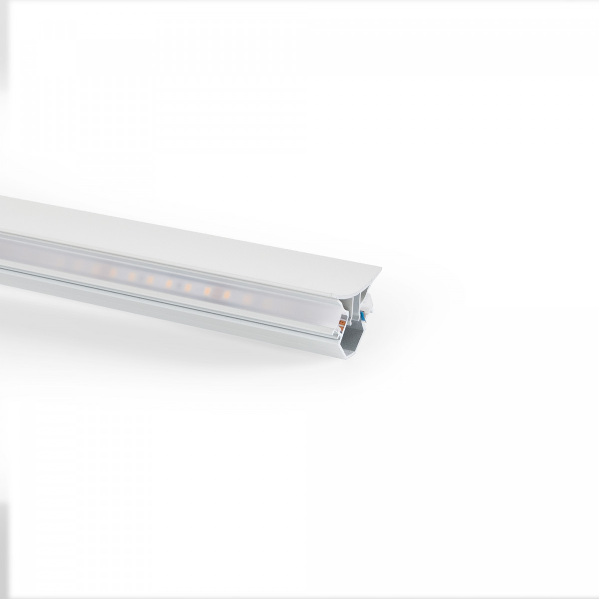 Aluminium corner profile - Double LED strip - 38.7x39mm - 2m