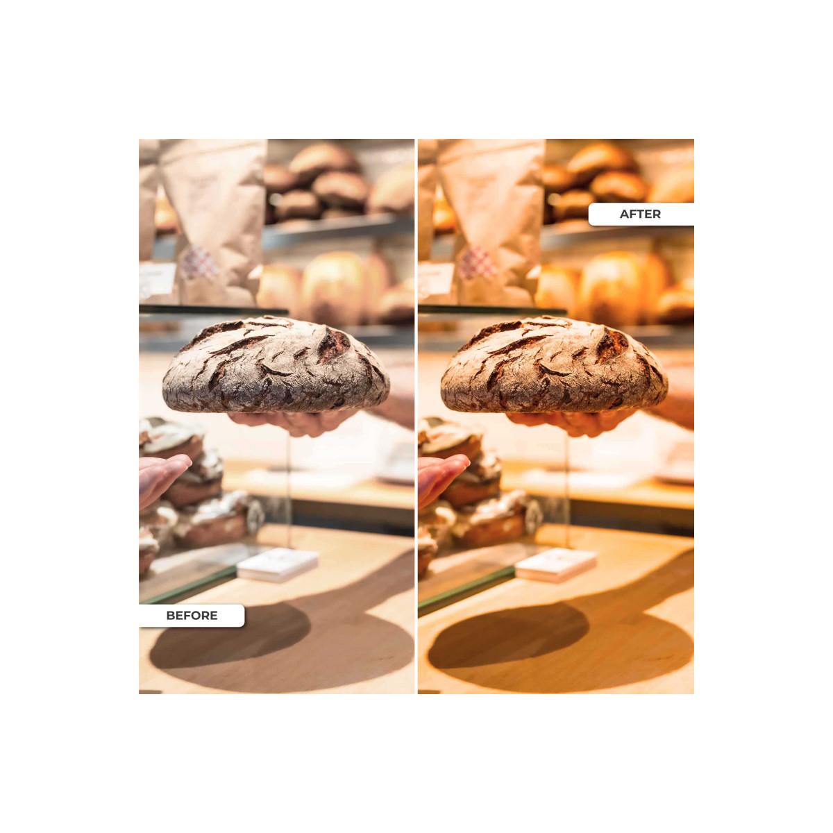 LED 3-phase track spotlight - 40W - Bakeries -Philips Driver