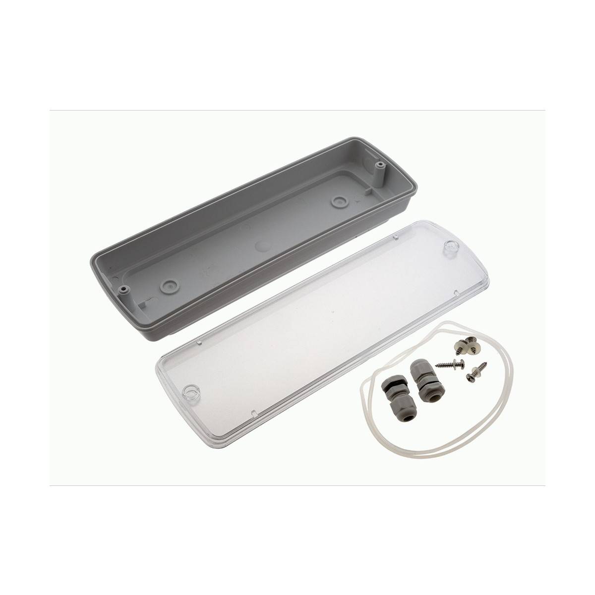 Surface-mounted weatherproof box for emergency light - IP65