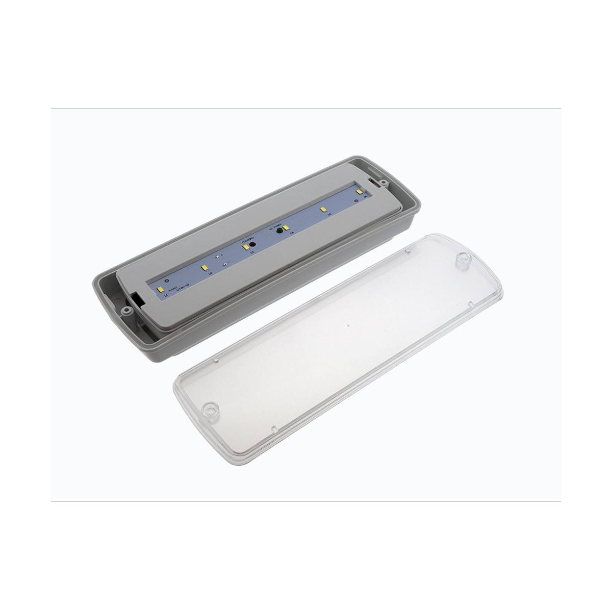 Surface-mounted weatherproof box for emergency light - IP65
