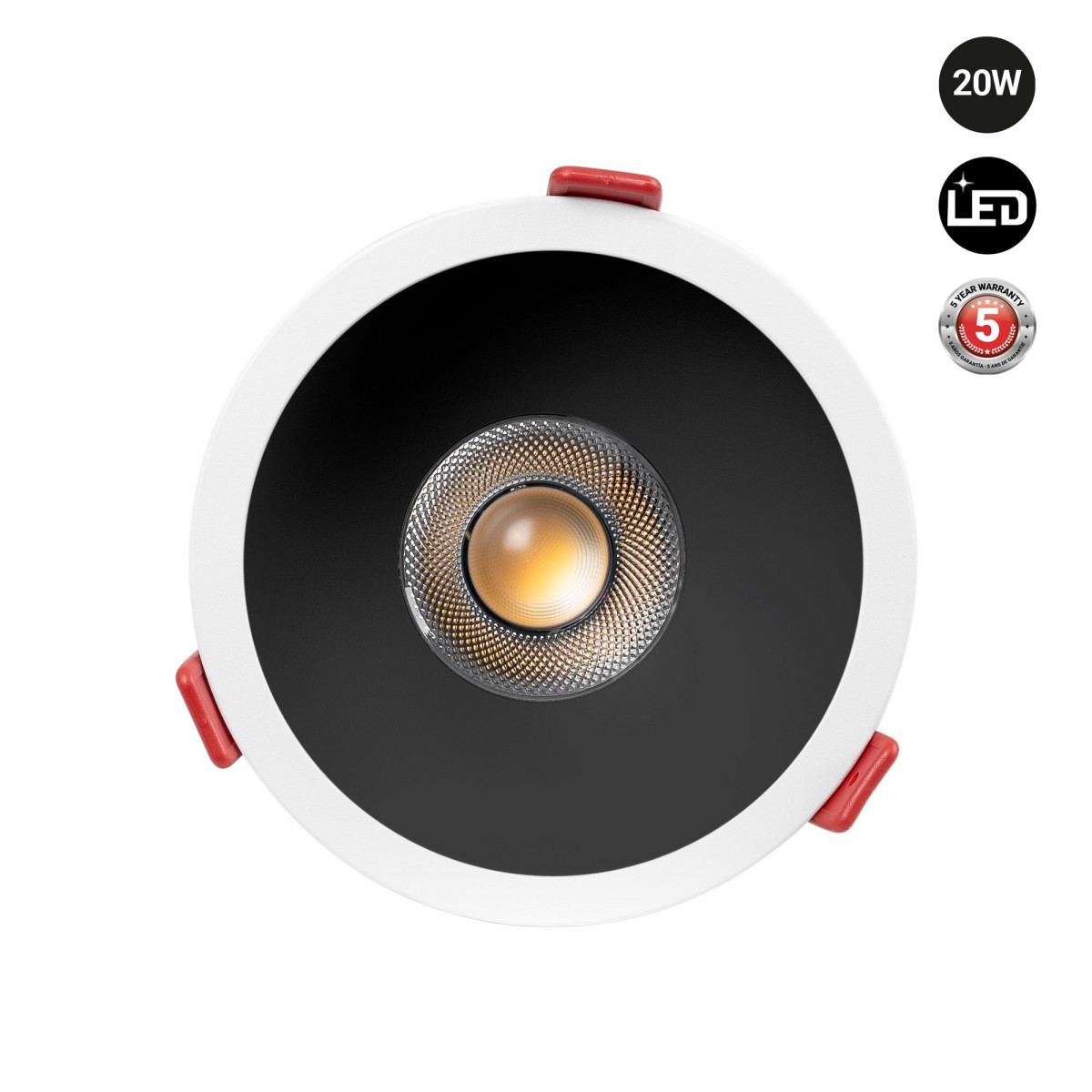 LED Downlight -20W -CCT -OSRAM Chip -Ø110mm | adjustable light