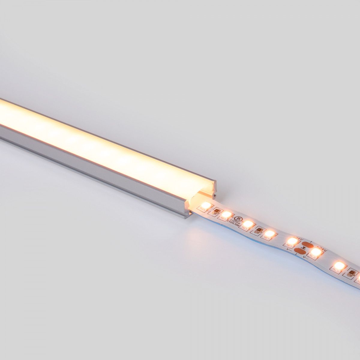 Profile LED Strip -Surface Mounted -17x8mm -Complete kit -1m