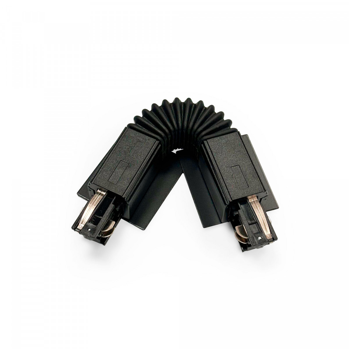 Flexible connection for embedded three-phase track