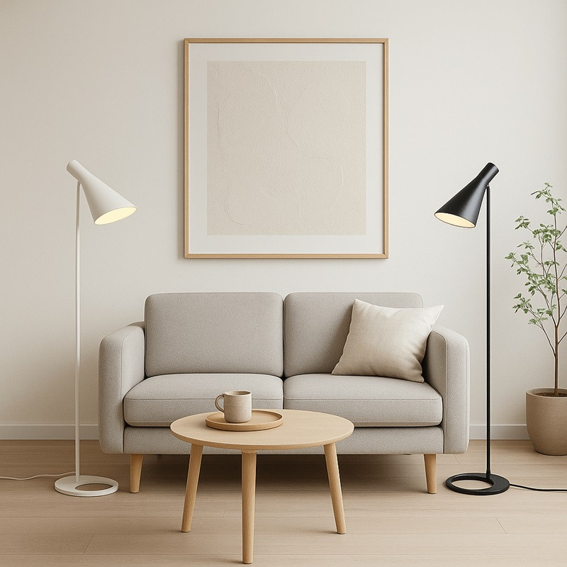 Design floor lamp "MARLÈNE" / AJ Jacobsen inspiration