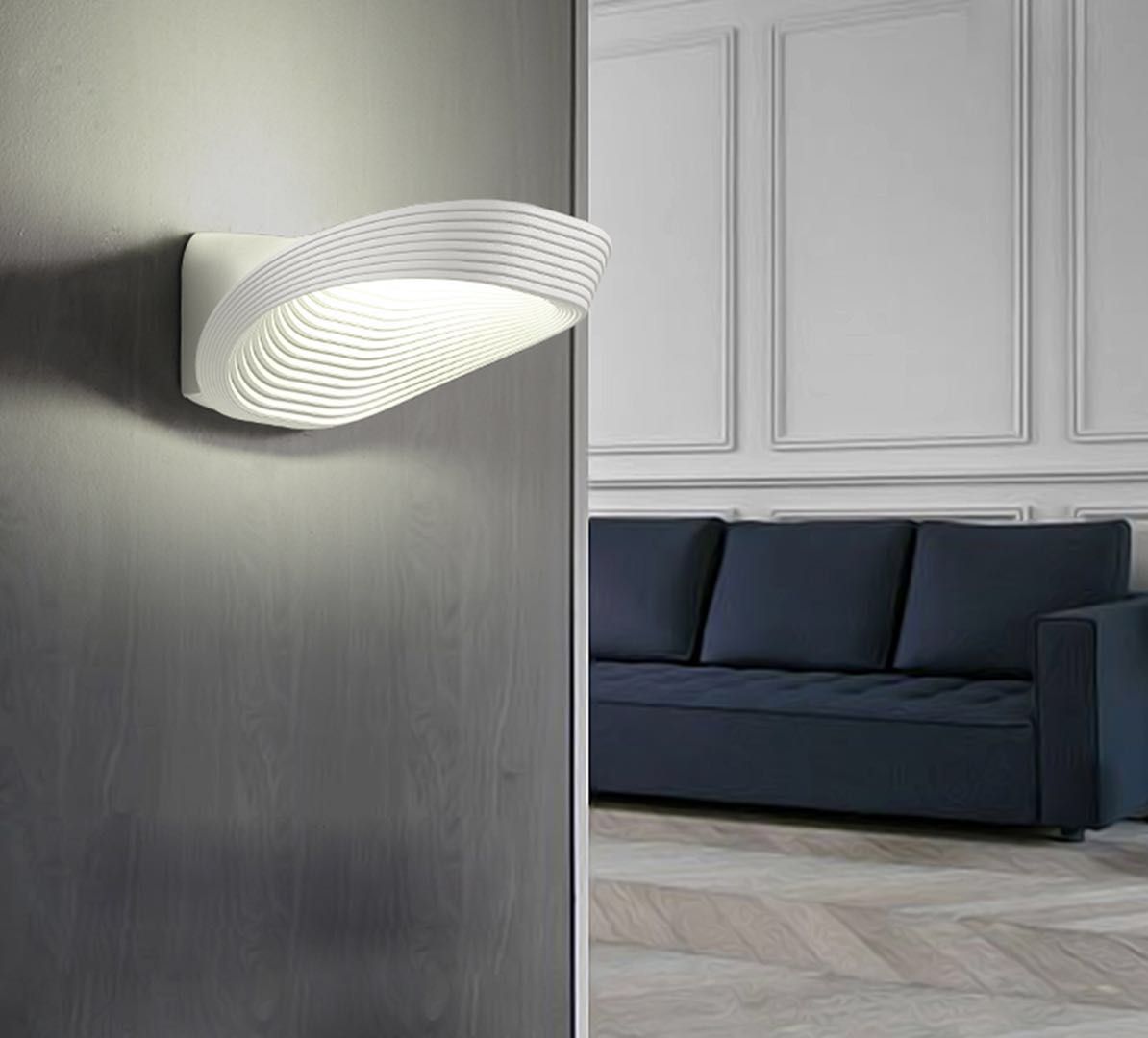 Comprar aplique de pared LED SOIKEA 13W blanco cálido diseño nórdico