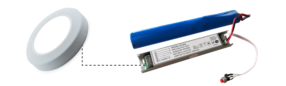 Converts luminaires to emergency lighting | Conversion Kit