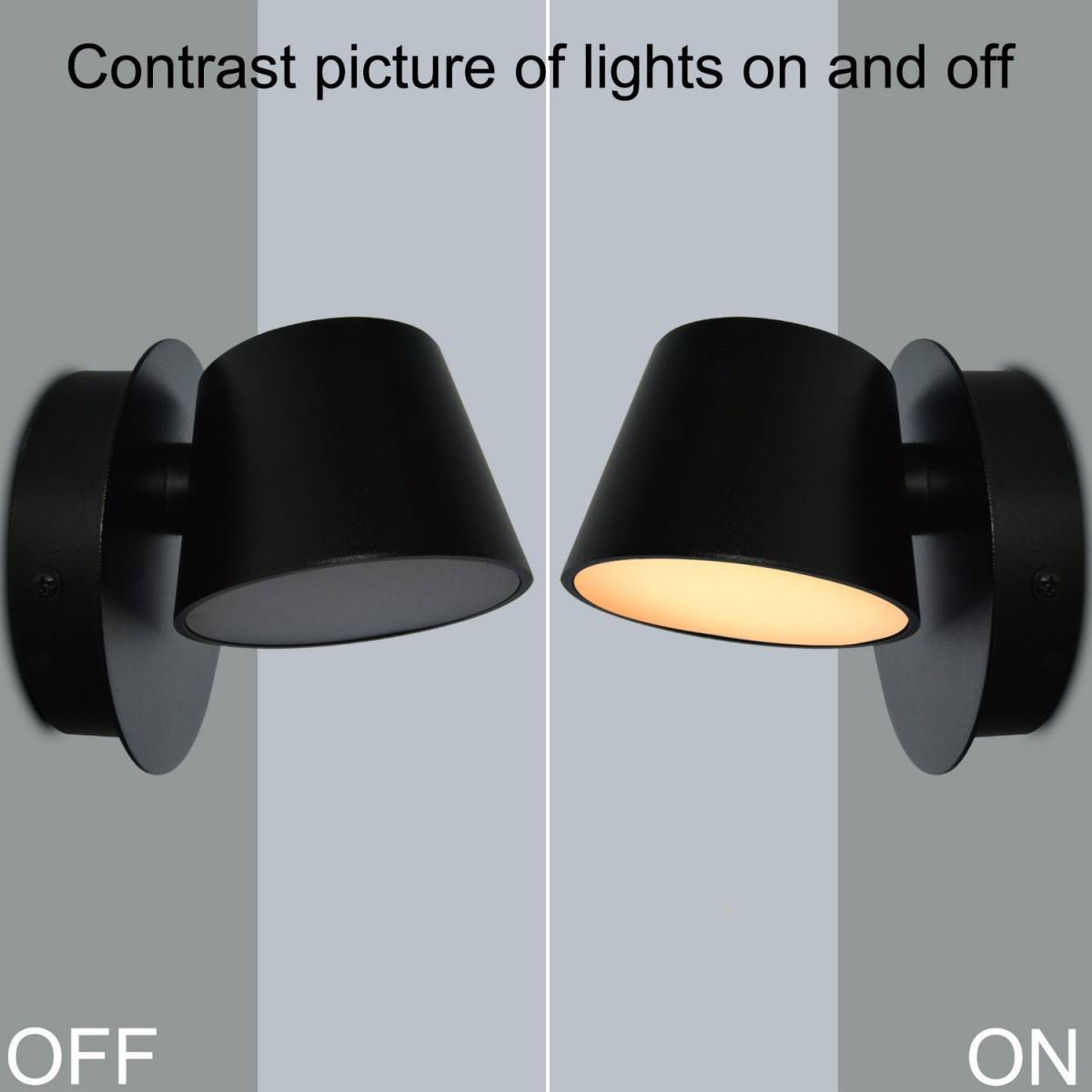 Acquista l'applique LED rotante con punto luce bianco da 6W