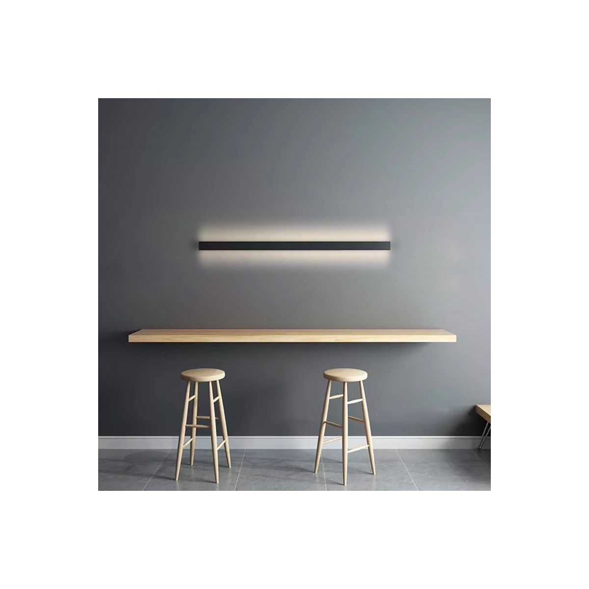 Applique lineare LED 22W 100cm/Ispirazione Mosca Martinelli