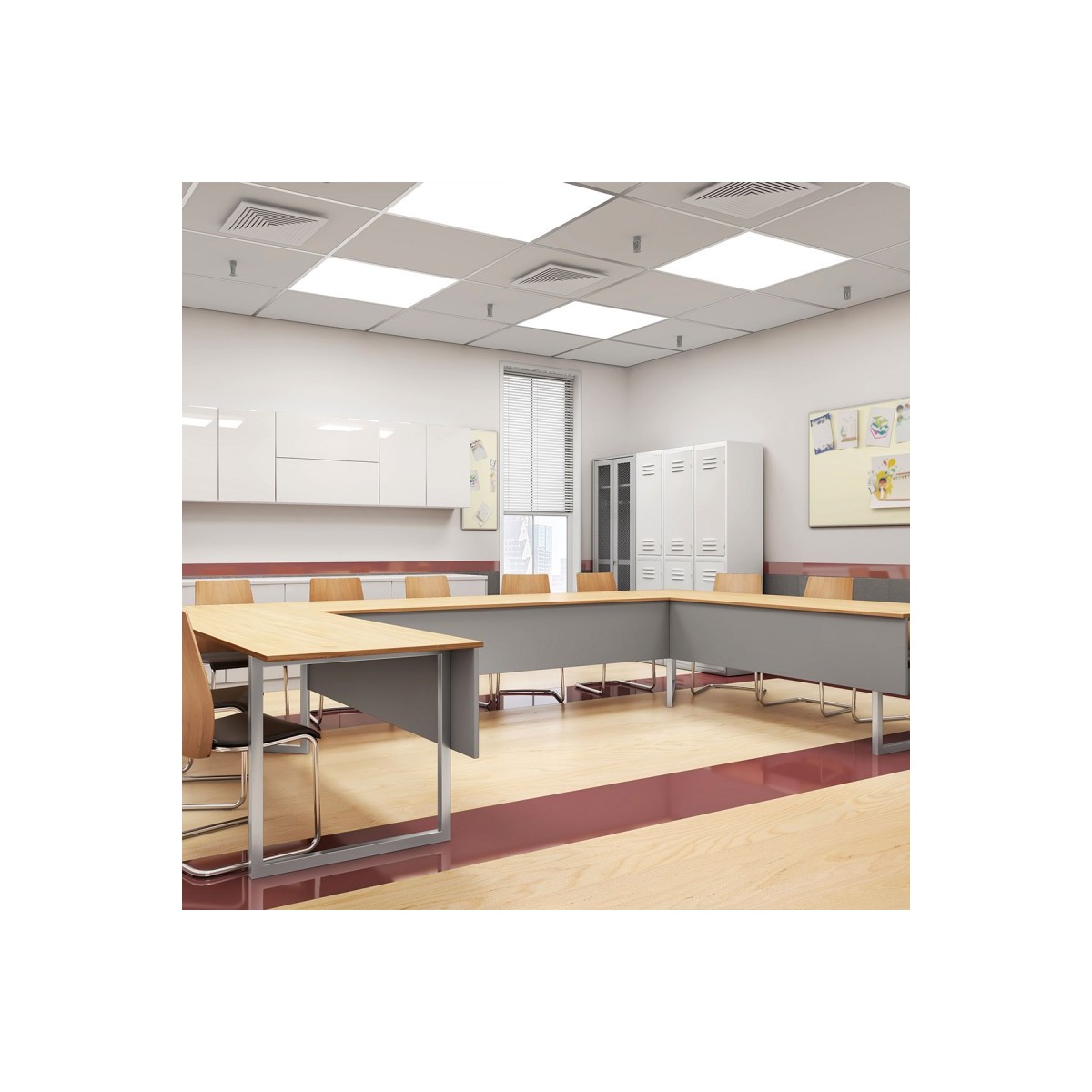 Painel LED de encastrar Backlight 60x60cm - 3800lm - driver Philips ...