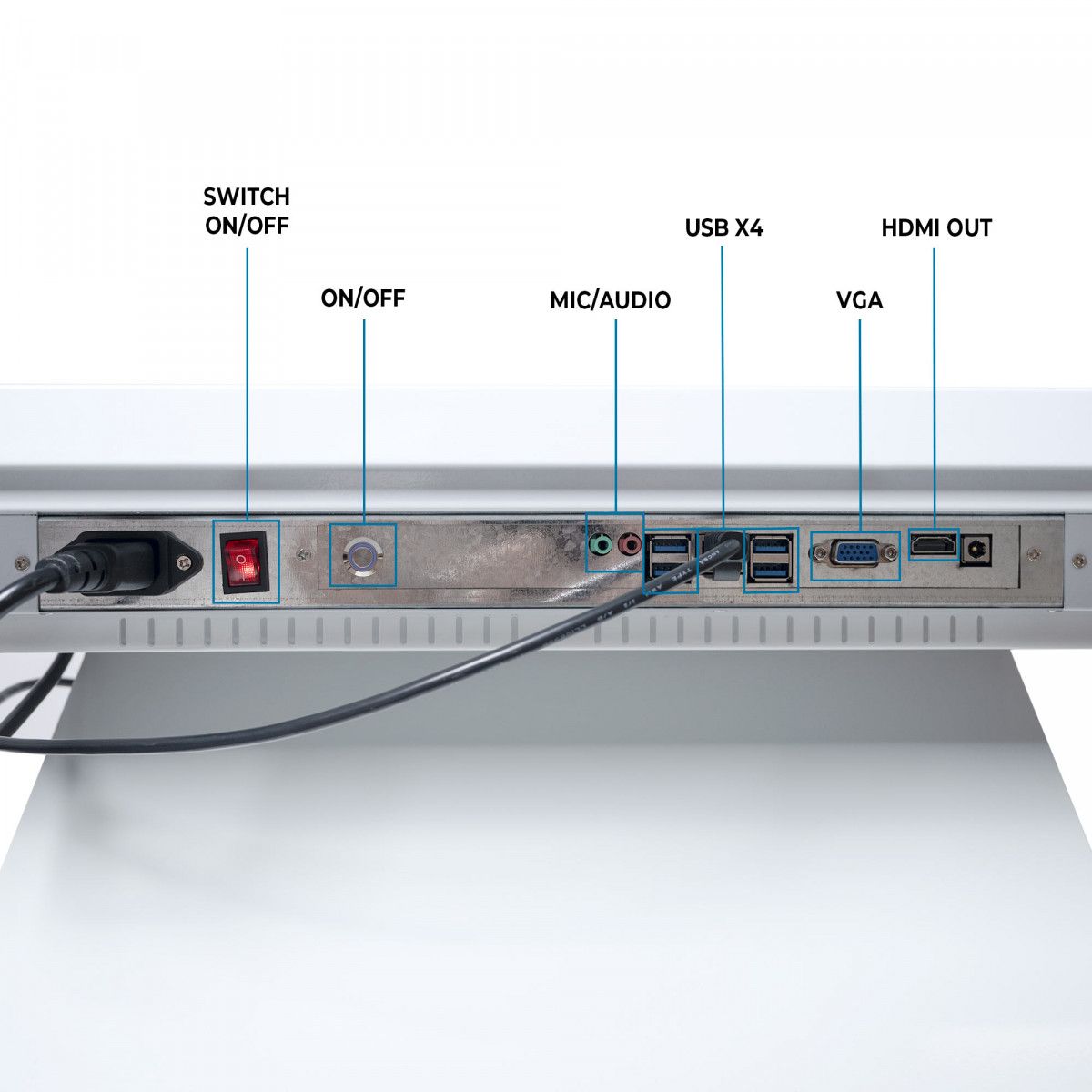Totem publicitário - Digital kiosk 32" - Ecrã tátil - Interior - 16GB ...