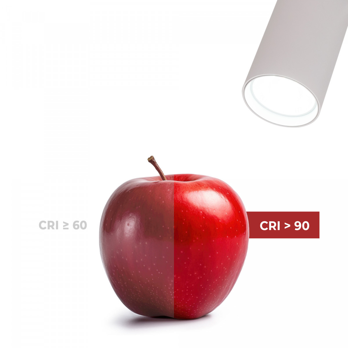 Projetor de calha trifásica LED - Potência: 30W/34W/38W -CCT